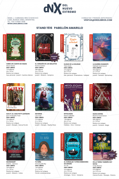 Catálogo CONABIP 2025 - DNX LIBROS Hoja 1 | Programa Libro% | 2025